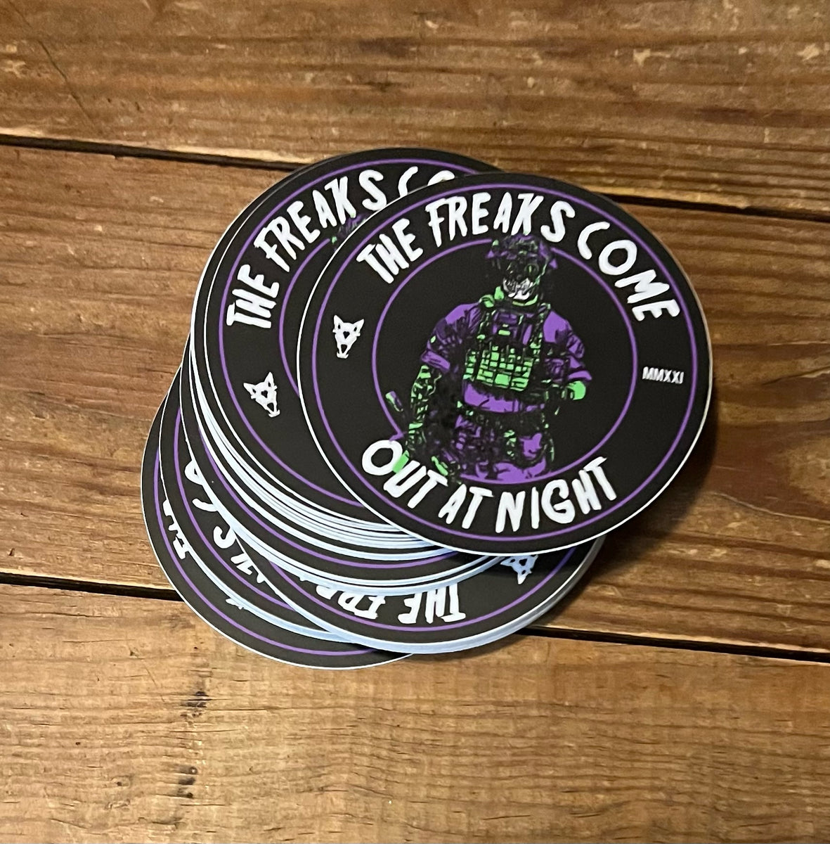 The Freaks Come Out At Night Sticker – Counter Culture Inc™